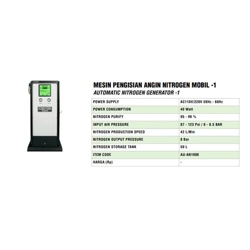 Jual TEKIRO MESIN PENGISIAN ANGIN NITROGEN MOBIL-1 50L | Shopee Indonesia