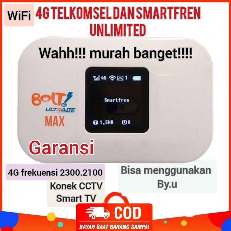 Jual Modem wifi 4G unlock smartfren dan telkomsel bolt aqualia ...