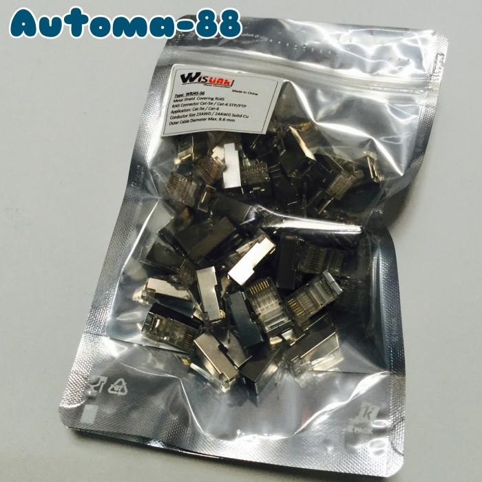 Jual MD99 Connector UTP STP RJ45 23AWG 24AWG CAT5 CAT5E CAT6 BUKAN ...