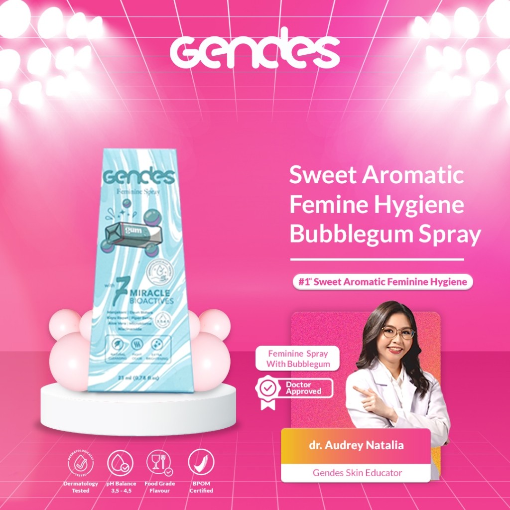 Jual Gendes Sweet Aromatic Feminine Care with Bubble Gum 7 Miracle Bioactives Merawat Kewanitaan ...
