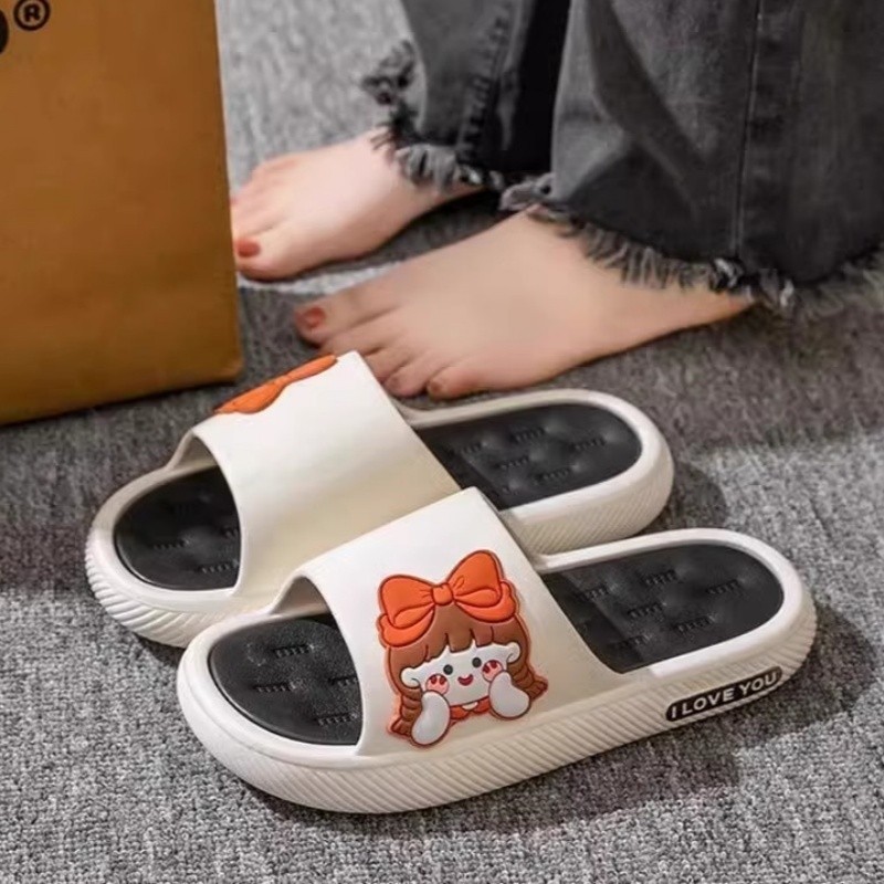 Jual Sandal Lucu Wanita 2024 Sandal Rumah Dalam Ruangan Anti Slip ...