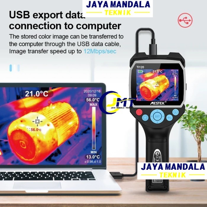 Jual Thermal Camera 3.5" Mestek TI 120 Kamera Termal Infrared Ti-120 ...