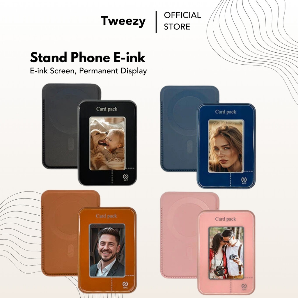 Jual Tweezy Snap Stand Wallet E-Ink Shifter Image DIY Waliee Card ...