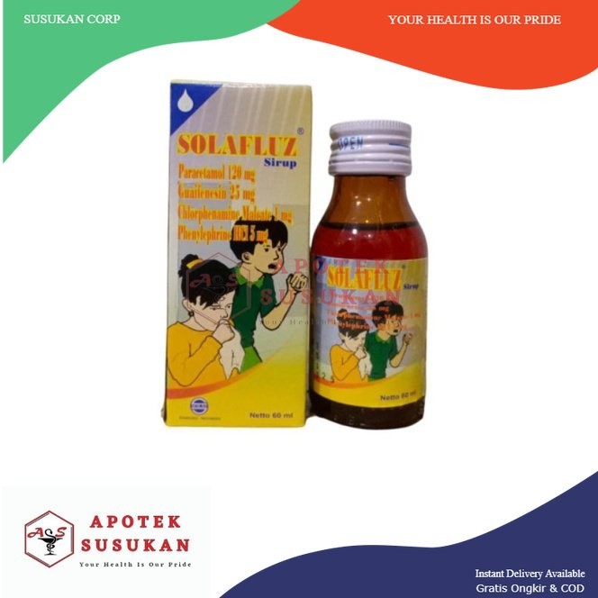 Jual Solafluz Sirup 60 ml Obat Batuk Pilek | Shopee Indonesia