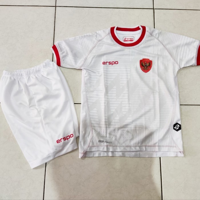 Jual JERSEY BAJU BOLA TIMNAS INDONESIA AWAY ERSPO KIDS ANAK 2024 GRADE ORI | Shopee Indonesia