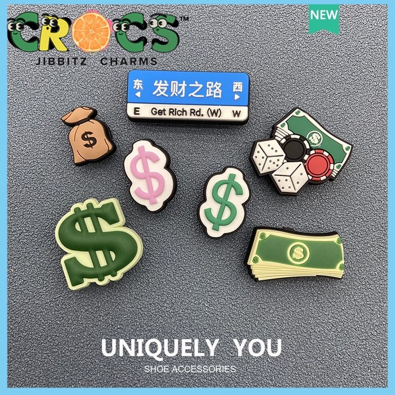 Jual Jibbitz Crocs charms Shoe Buckle Hole Shoe Accessories Fortune ...