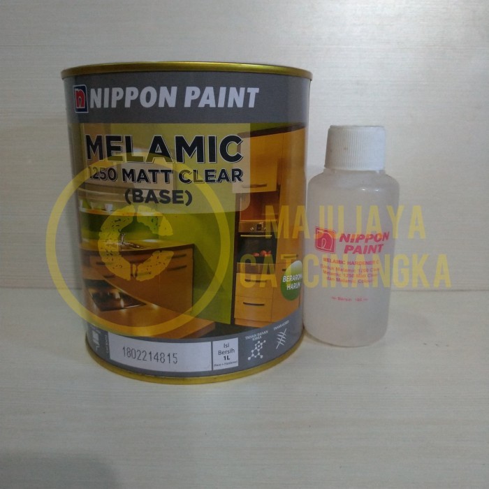 Jual nippe melamic clear matt / doff dari nippon paint ukuran 1L ...