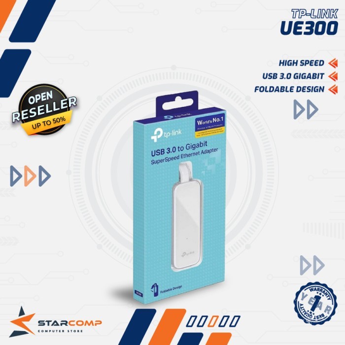 Jual TP-Link UE300 USB 3.0 to LAN Gigabit Ethernet Network Adapter | Shopee Indonesia