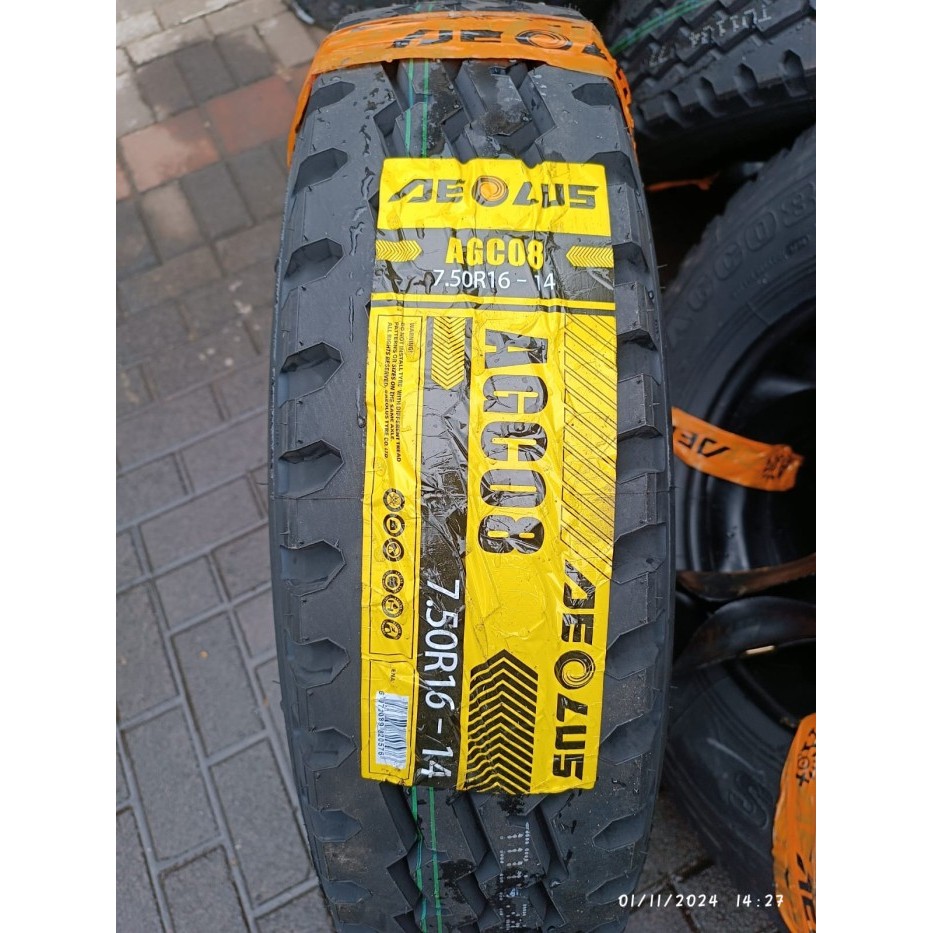Jual AEOLUS HN08 GARIS HIJAU 7.50/16 14PR Ban Truk Double Radial Kawat FULLSET | Shopee Indonesia