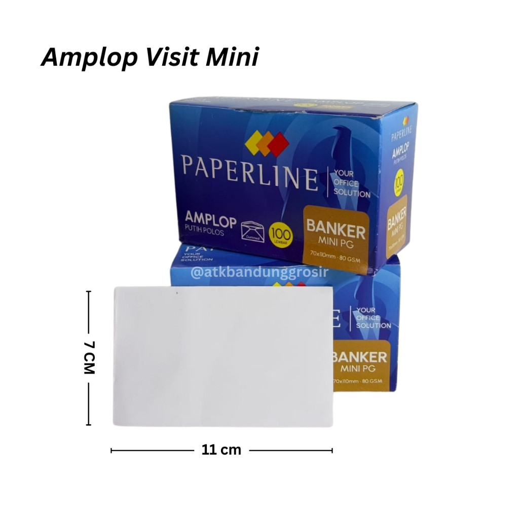 Jual Amplop Mini Paperline Banker Mini PG EV 80 Gsm 7 x 11 Cm Amplop ...