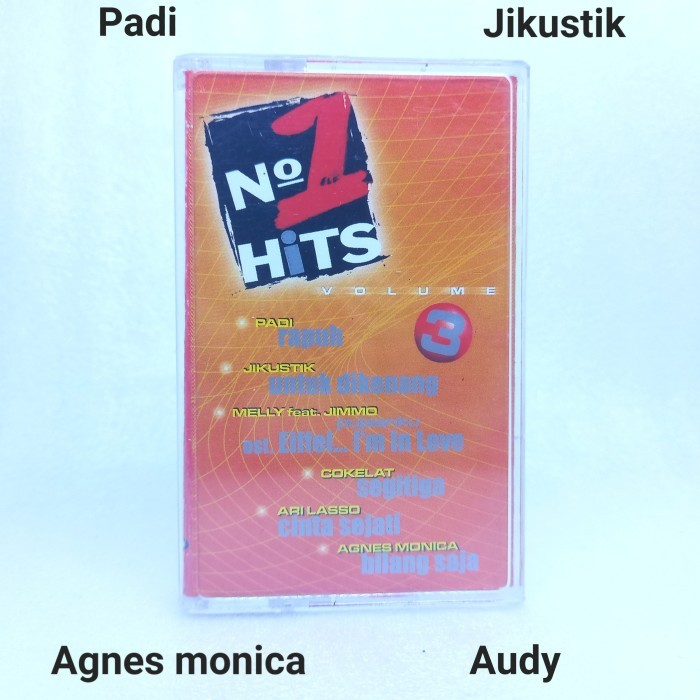 Jual Kaset tape pita no 1 hits volume 3 2004 Kompilasi lagu pop indonesia | Shopee Indonesia