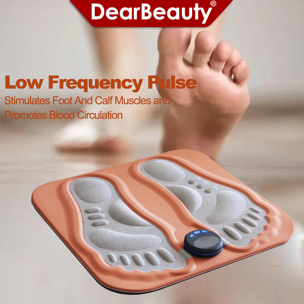 Jual 3D Smart Foot Massage Pad Feet Massager 6 Modes 15 LevelsImprove ...
