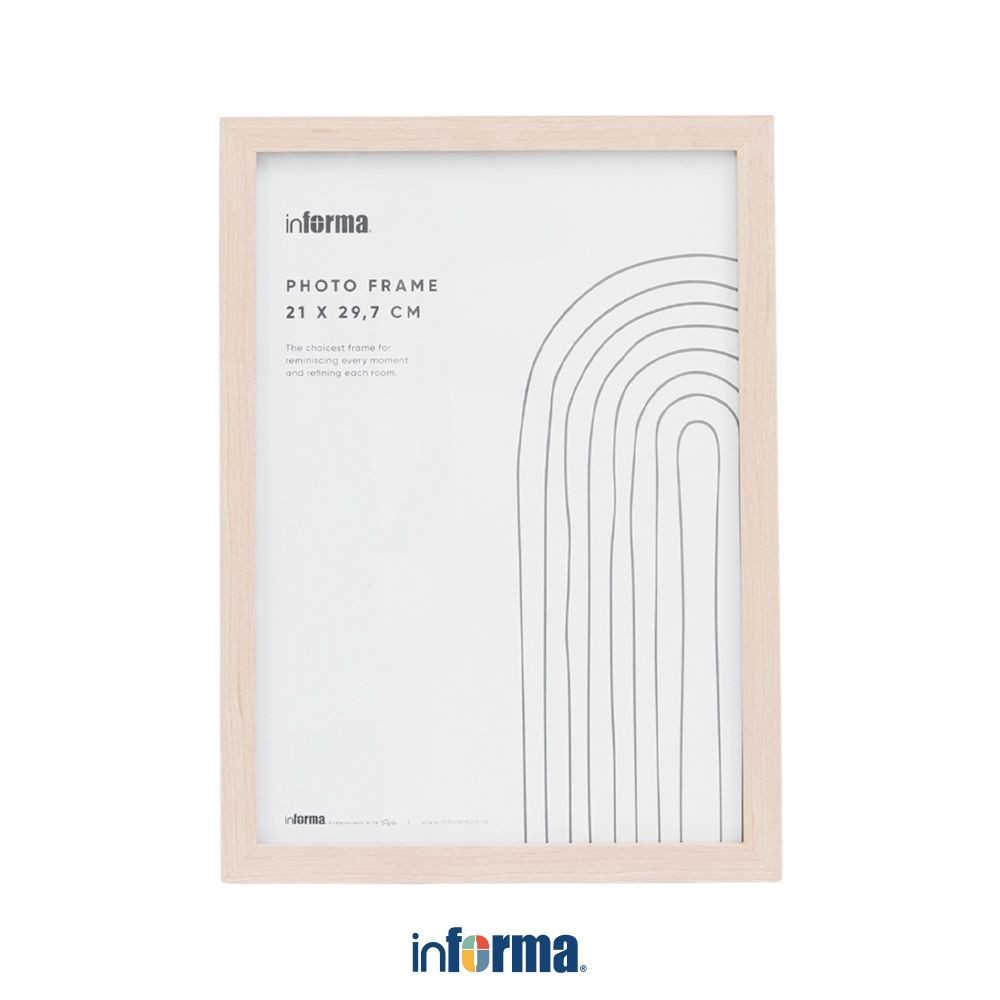 Jual Informa A4 Bingkai Foto Natural Pigura Aesthetic Frame Tempat Foto ...