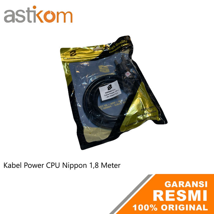Jual Kabel Power CPU Nippontech 1,8 Meter Kabel Power PSU | Shopee ...