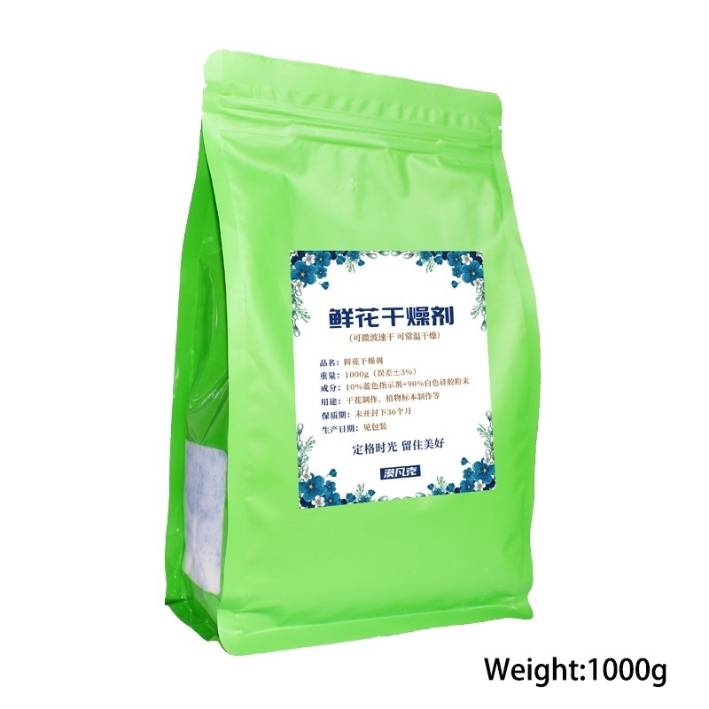 Jual Pengawet Bunga Segar Reusable 500gr Silica Gel Powder Kreasi DIY ...