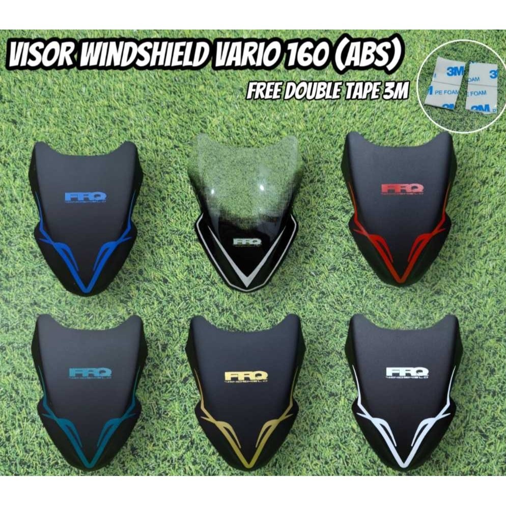 Jual Visor Windshield Vario 160 ABS Visor Motor Vario New Plus double ...