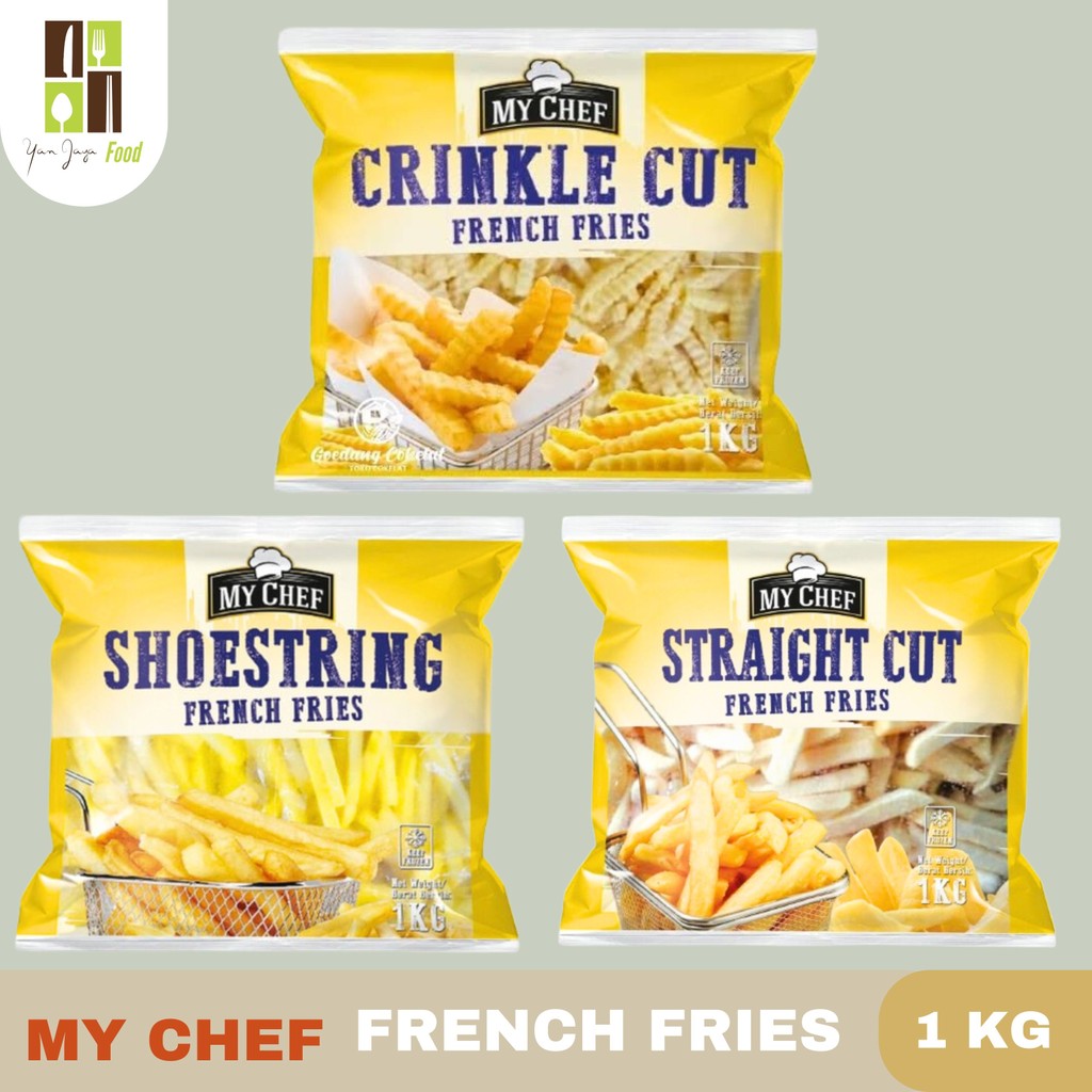 Jual My Chef French Fries / Kentang Goreng / Crinkle Cut / Shoestring ...