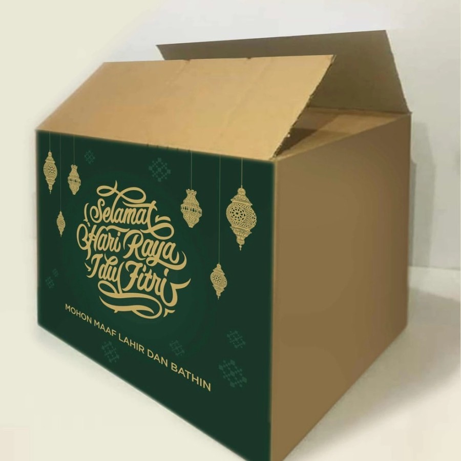 Jual Box Parcel Idul Fitri Kecil/Kardus Lebaran ( P=33cm x L=25cm x T ...