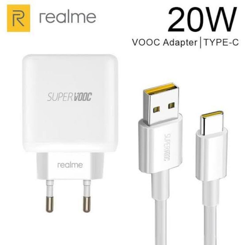 Jual PARAGON CHARGER REALME TYPE-C USB 20W SUPER VOOC FAST CHARGING ...