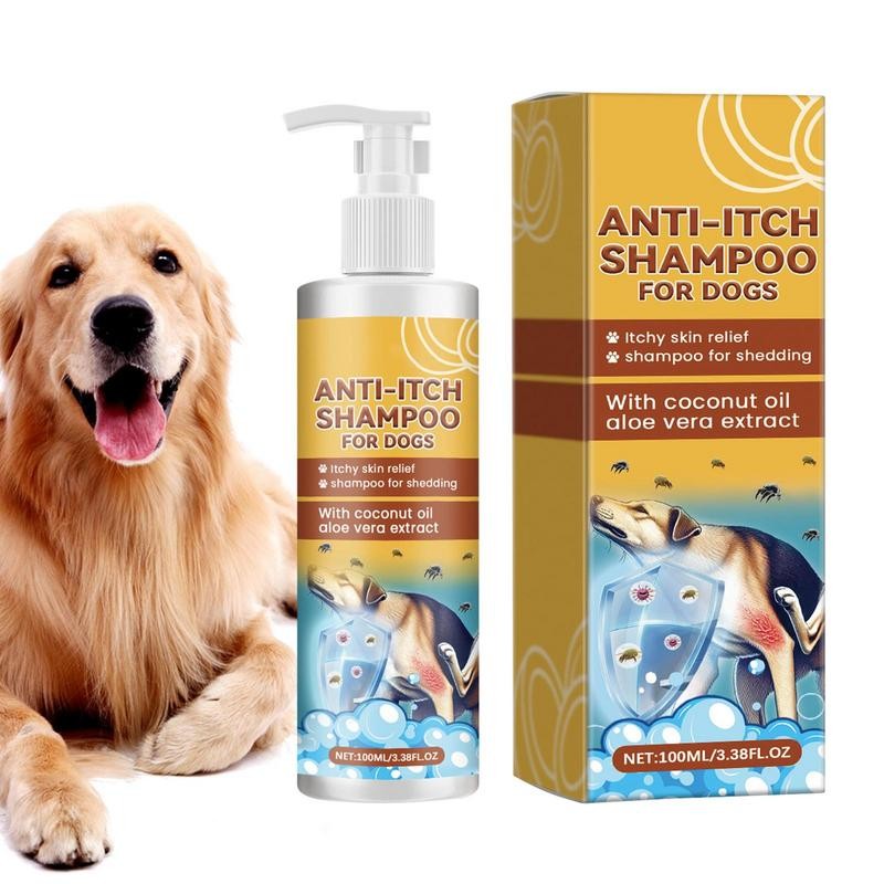 Jual Dog Shampoo Itchy Skin Relief Shampoo Liquid Mild Long-Lasting ...