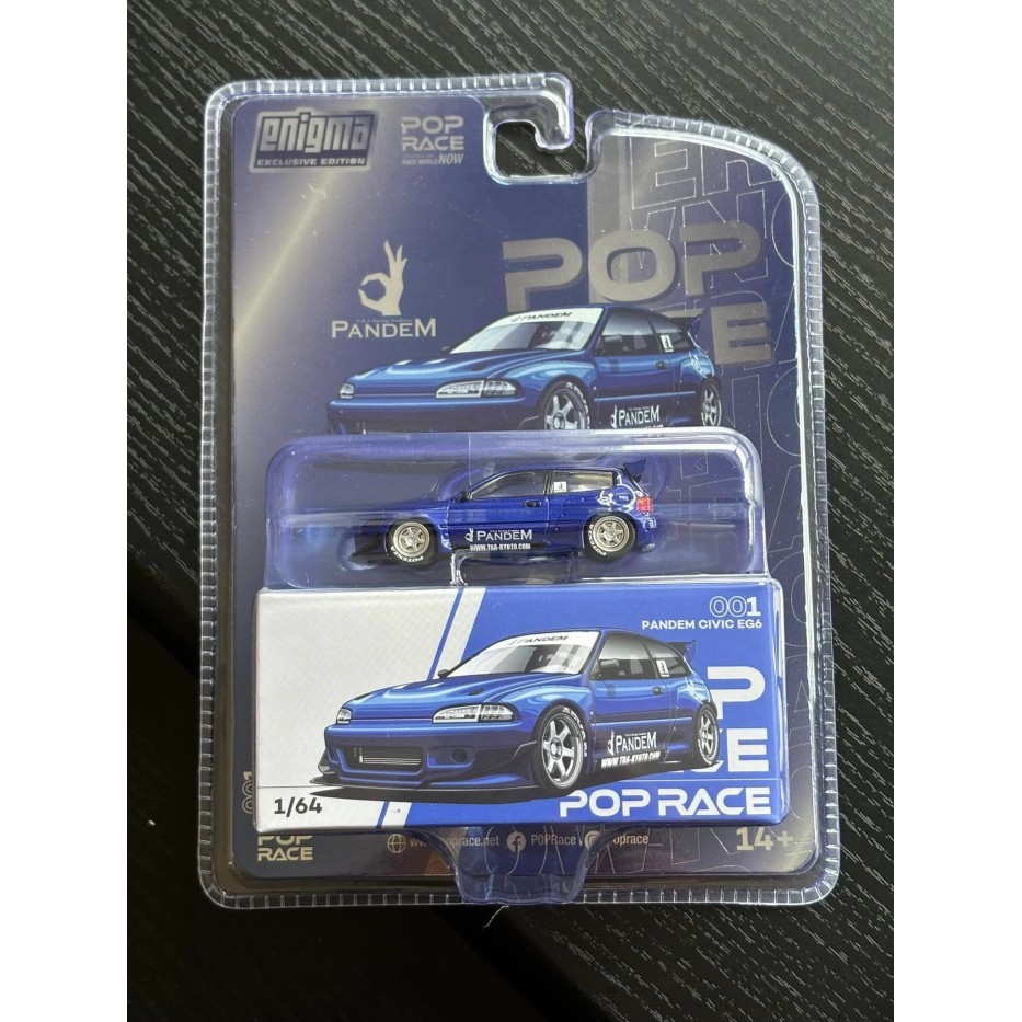 Jual Pop Race x Enigma Pandem Honda Civic EG6 Metallic Blue | Shopee ...