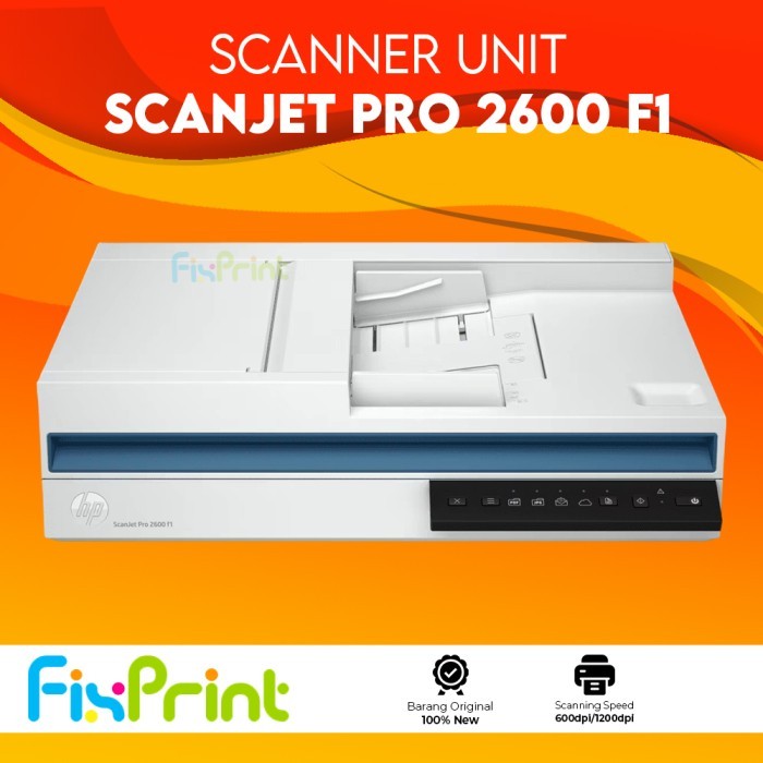 Jual Scanner HP Scanjet Flatbed Pro 2600 f1 with ADF Automatic Document ...