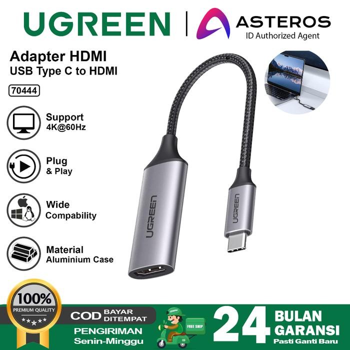 Jual UGREEN Kabel USB Type C To HDMI TV Proyektor Converter For Laptop ...