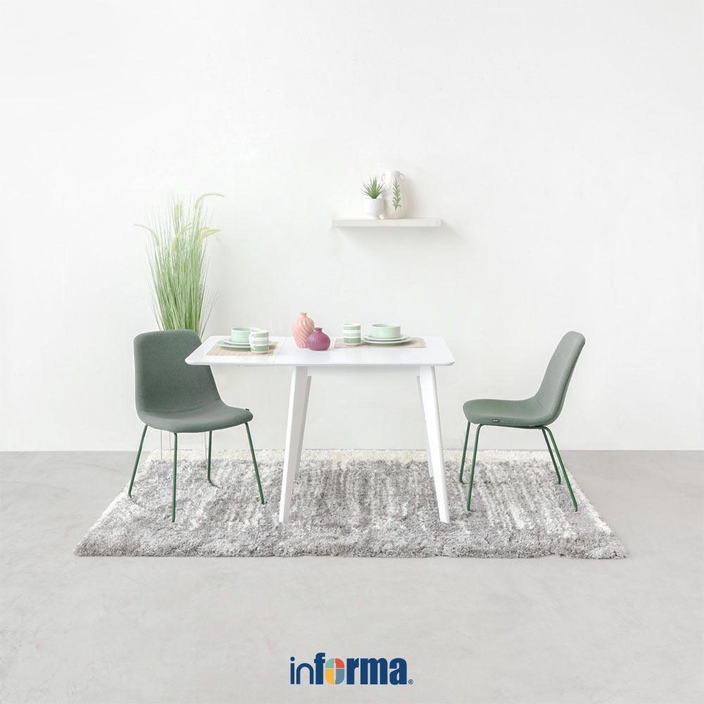 Jual Informa Roxby Meja Makan Expandable - Putih Dining Table Dinner ...