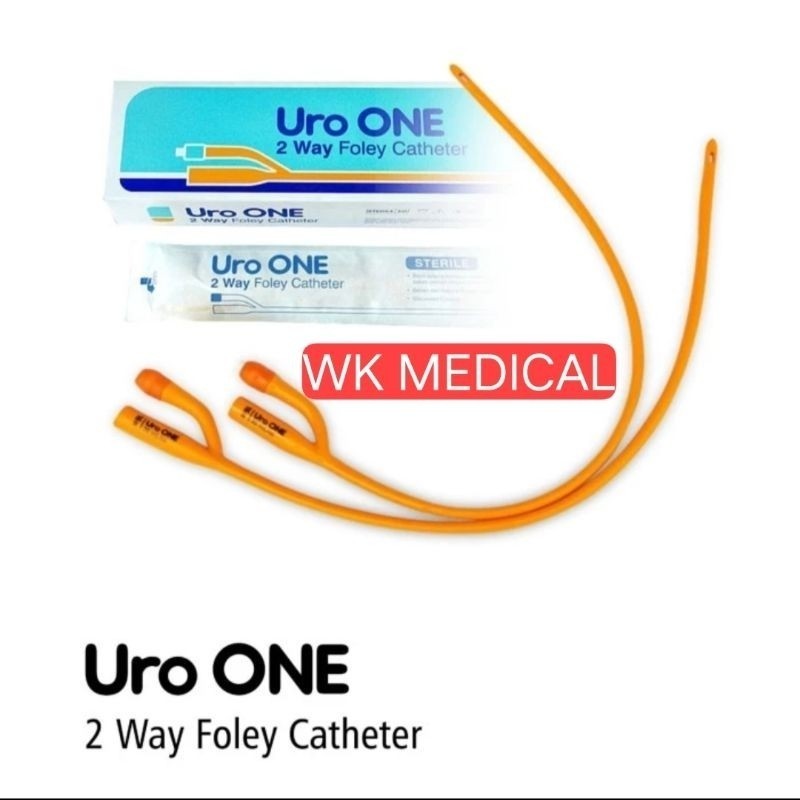 Jual Kateter Foley Catheter uro one Selang Kateter 2 Way UroOne sterile ...