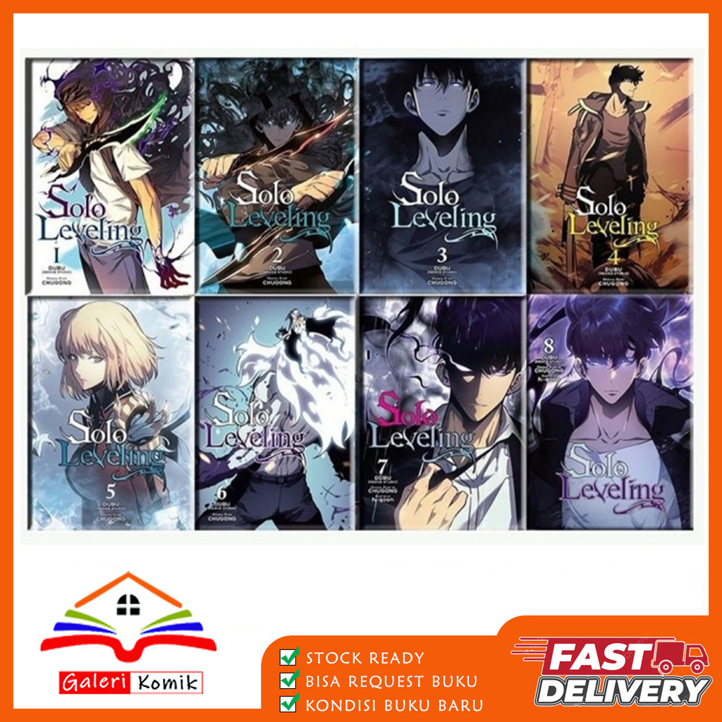 Jual Komik Manga Solo Leveling (8 Book Series) english | Shopee Indonesia