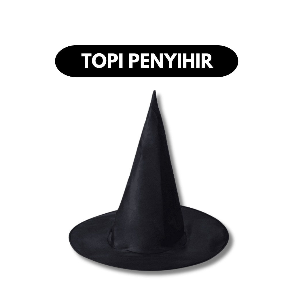 Jual DECORRY (TPH02) Topi Magic Penyihir Witch Nenek Sihir Harry Potter ...