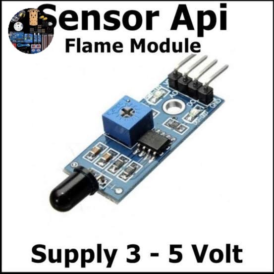Jual 4pin sensor api flame deteksi kebakaran panas raspberry wemos d1 ...