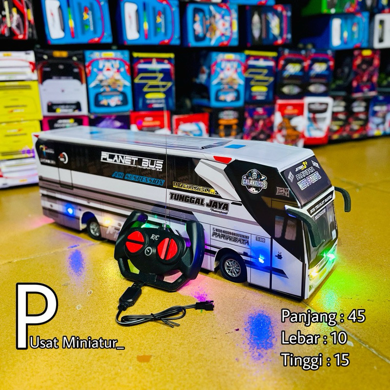 Jual SS98JS Miniatur bus remot control, Bus telolet, Telolet basuri ...