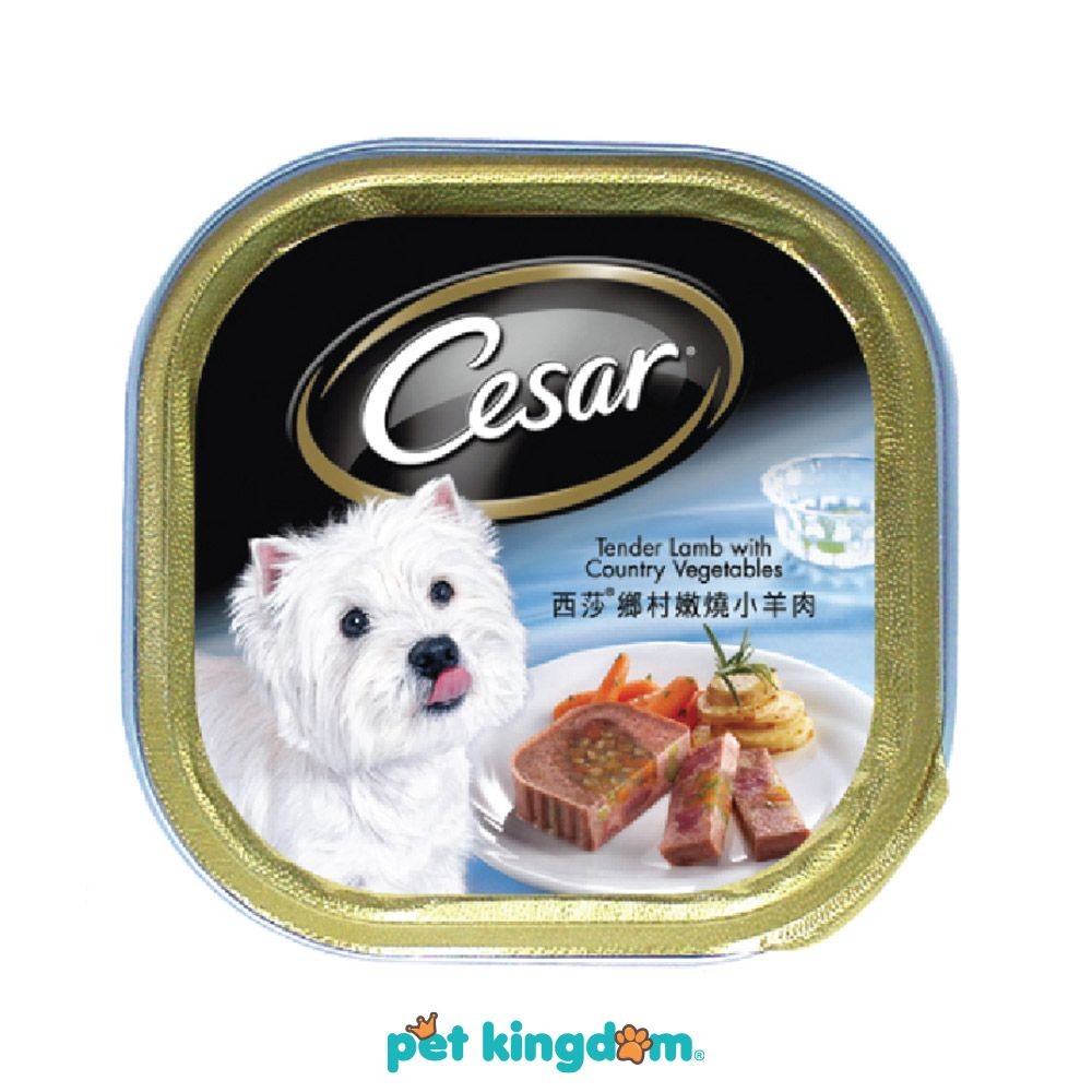 Jual Pet Kingdom Cesar Makanan Anjing Basah Pakan Anjing Dog Food ...