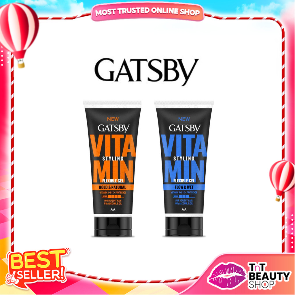 Jual GATSBY Vita Flexible Gel Flow & Wet | Gatsby Vita Flexible Gel ...