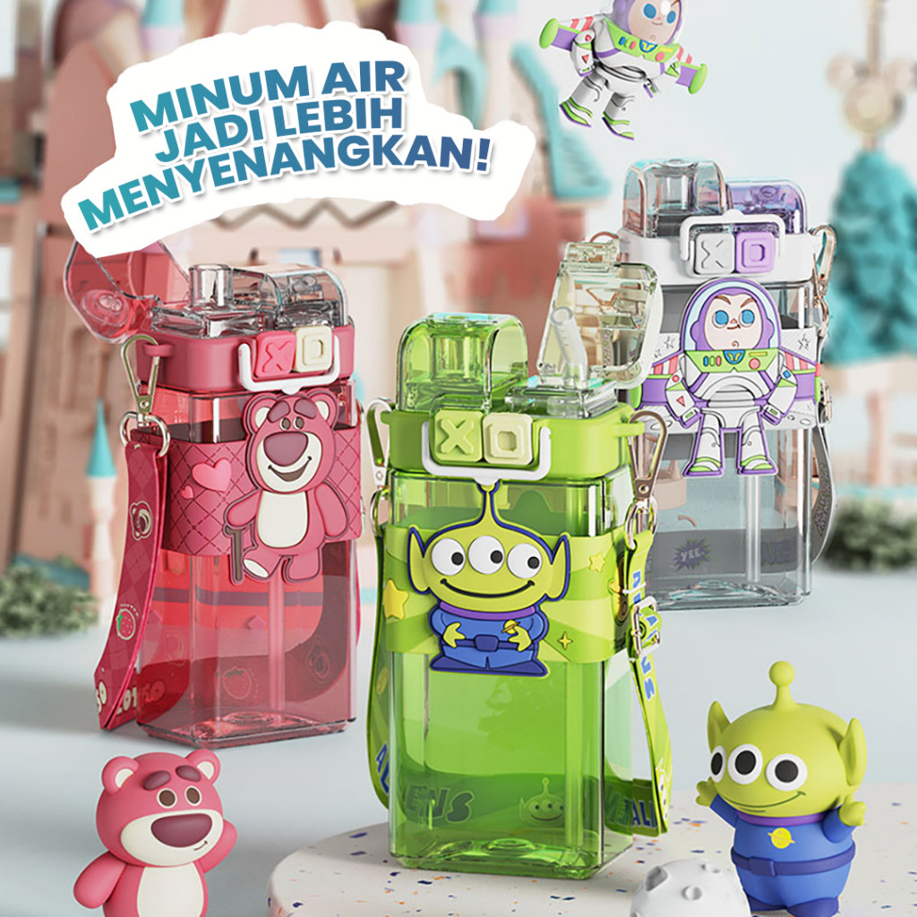 Jual ES37 Botol Minum Tumbler Anak Disney 2in1 Sedot Teguk Melody Kuromi Cinnamoroll 520ml ...