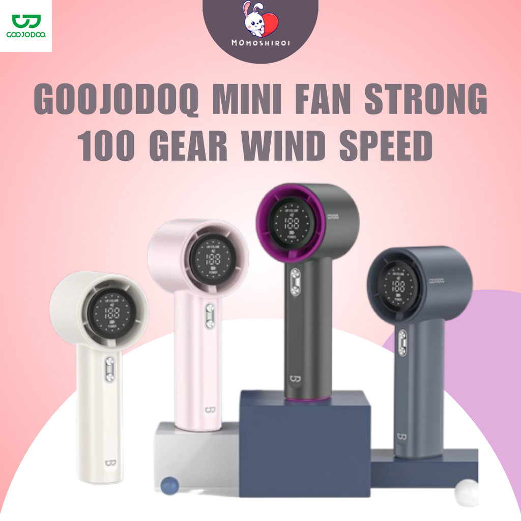 Jual GFS001 GOOJODOQ Mini kipas Strong Wind 100 Gear Wind Speed kipas ...