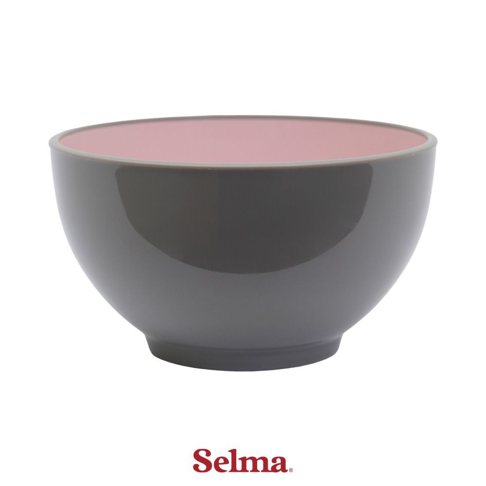Jual Selma Soiree Mangkuk Saji 2 Layers - Abu-Abu/Pink Mangkok Makanan ...