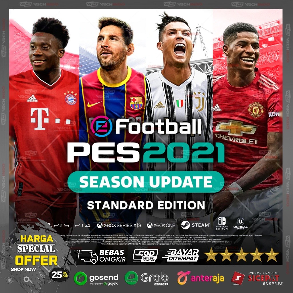 Jual Game PES 2021 / Pro Evolution Soccer 2021 Patch Updated Terbaru ...