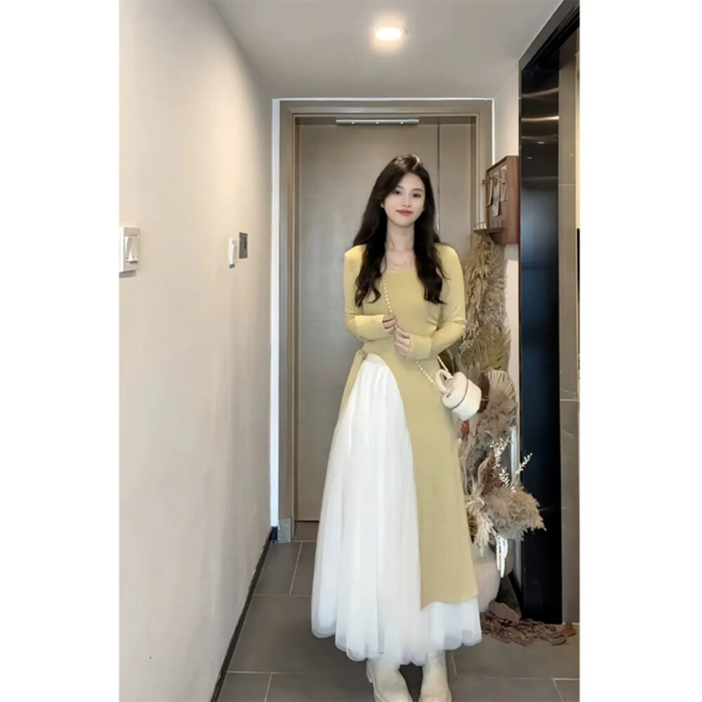 Jual 【ready stock】Setelan Fashion | Gaya Korea Dengan Atasan Panjang ...