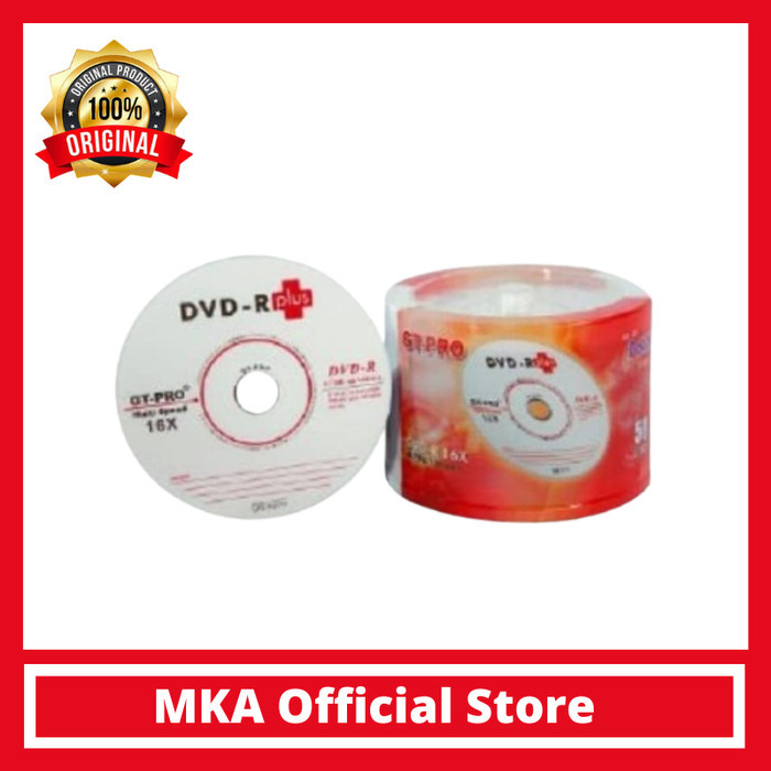 Jual GT PRO DVD-R PLUS 4.7GB (50 pcs) | Shopee Indonesia