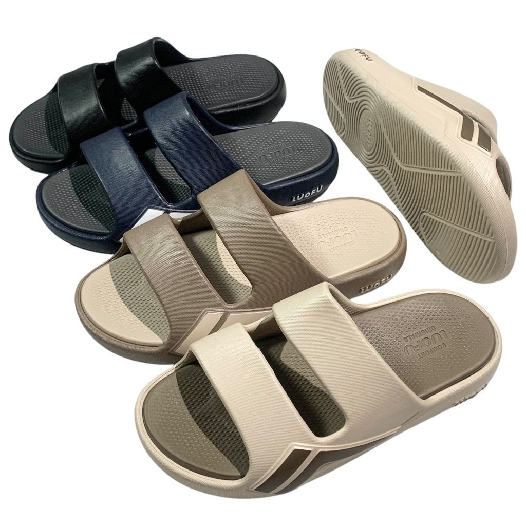 Jual Luofu Sandal Selop Karet Unisex Remaja Pria Ban Dua Empuk Ringan ...