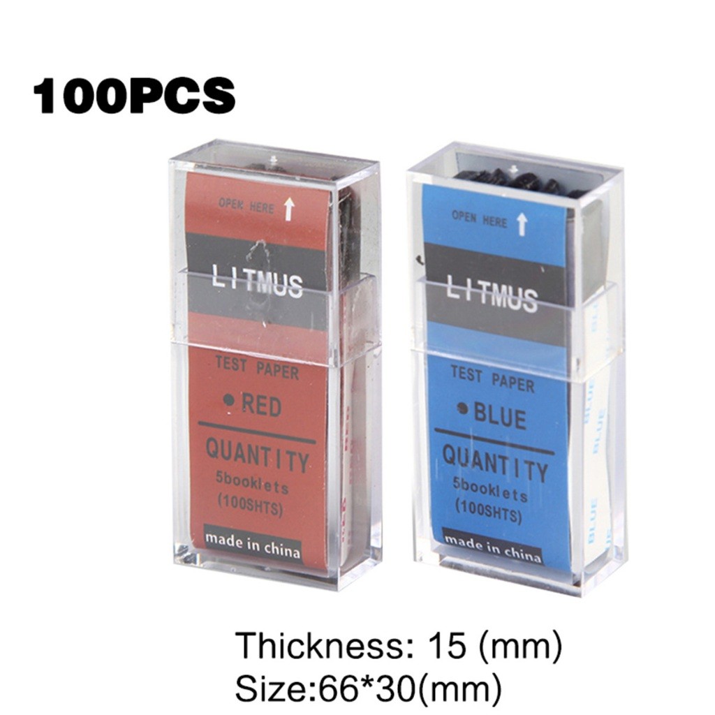 Jual 100Pcs kertas lakmus/Kertas PH Air / Litmus Paper Merah dan Biru ...