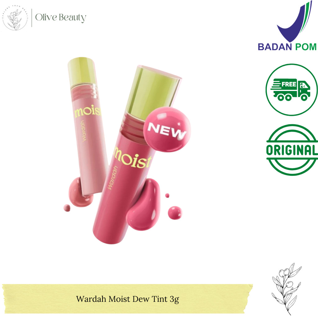 Jual Wardah Moist Dew Tint 3g | Shopee Indonesia