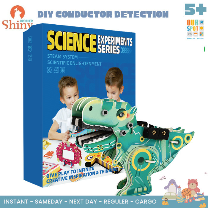 Jual Shinybrother DIY DINO conductor detection - STEAM toys - mainan ...