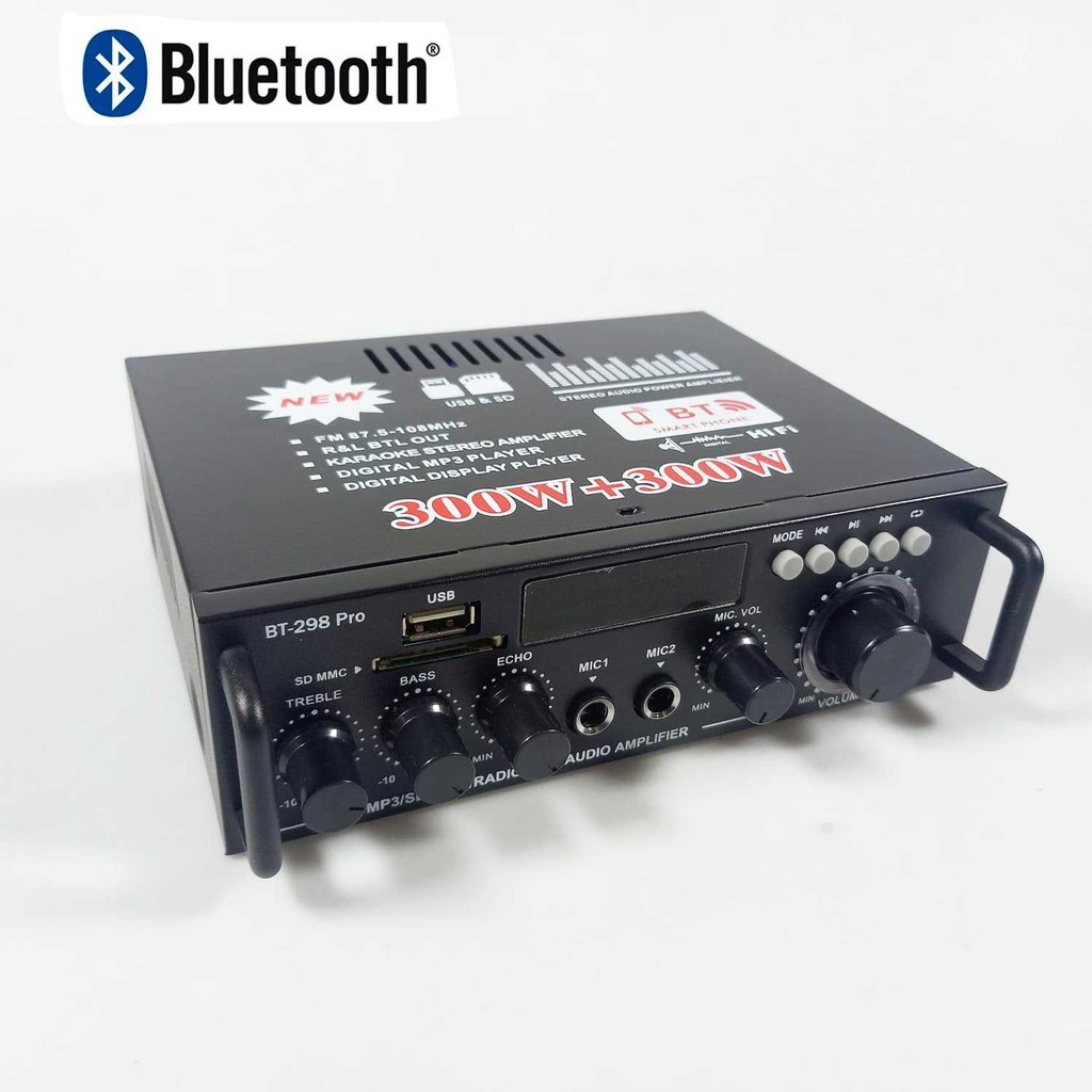 Jual Nobsound Audio Amplifier Bluetooth 5.0 HiFi 2 Channel Output - BT ...