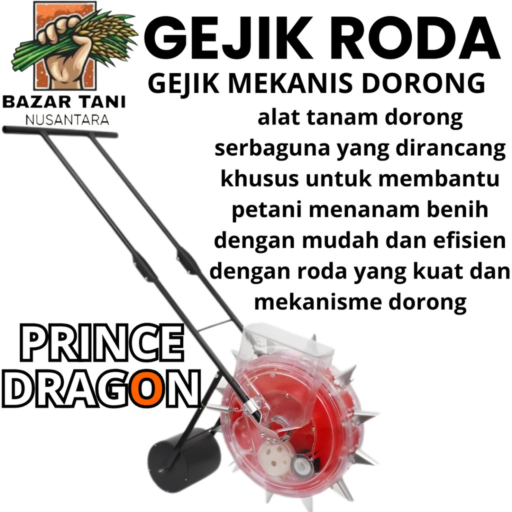 Jual GEJIK RODA Alat Tanam Jagung Dorong PADI Biji Bijian Kacang ...