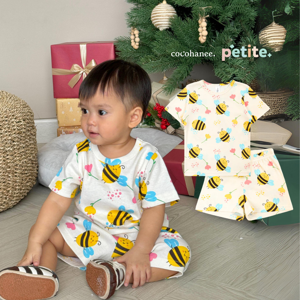 Jual Cocohanee - Morning Bee Baby Short Pajamas - Piyama Tidur Bayi ...