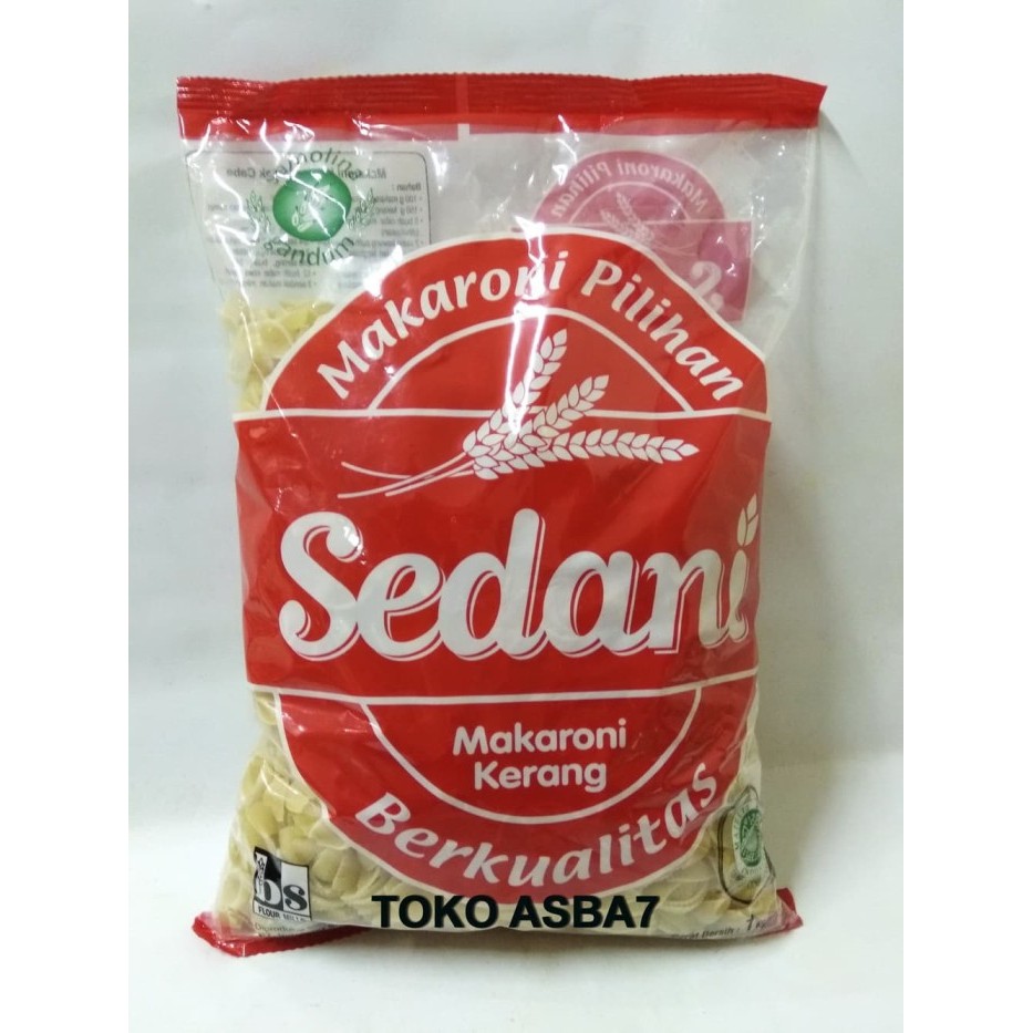 Jual Sedani Makaroni Pilihan/Makaroni Kerang,Pipa,Spiral 1kg | Shopee ...
