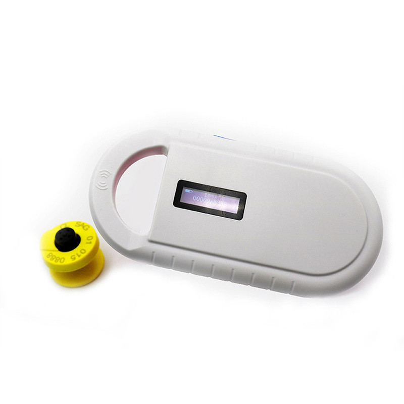 Jual 134.2 Khz Portable Dog Microchip Scanner RFID Glass Chip Reader ...